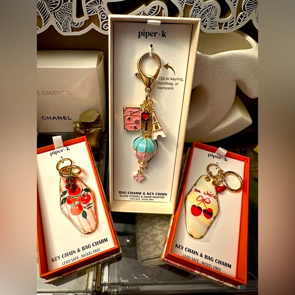 Piper K | Bags | Ma Cheri Nib Piper K Bag Charm Key Chain | Poshmark